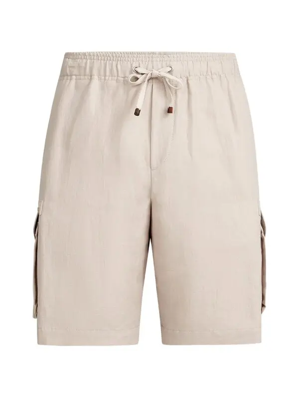 Brunello Cucinelli Linen Cargo Shorts