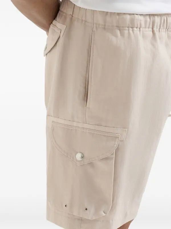 Brunello Cucinelli Linen Cargo Shorts