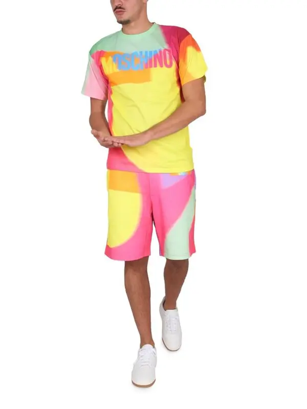 Moschino Sweatshirt Bermuda Shorts - Multicolor