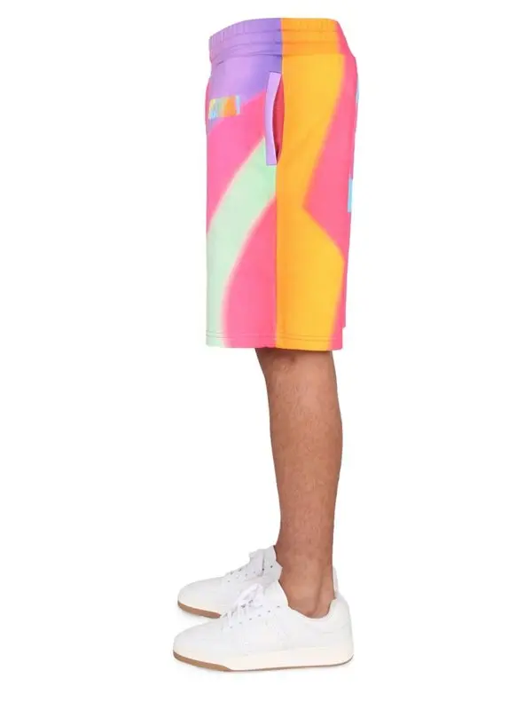 Moschino Sweatshirt Bermuda Shorts - Multicolor