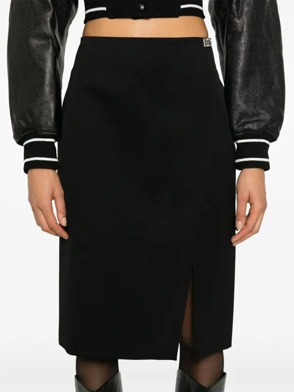 Givenchy Wool Midi Skirt