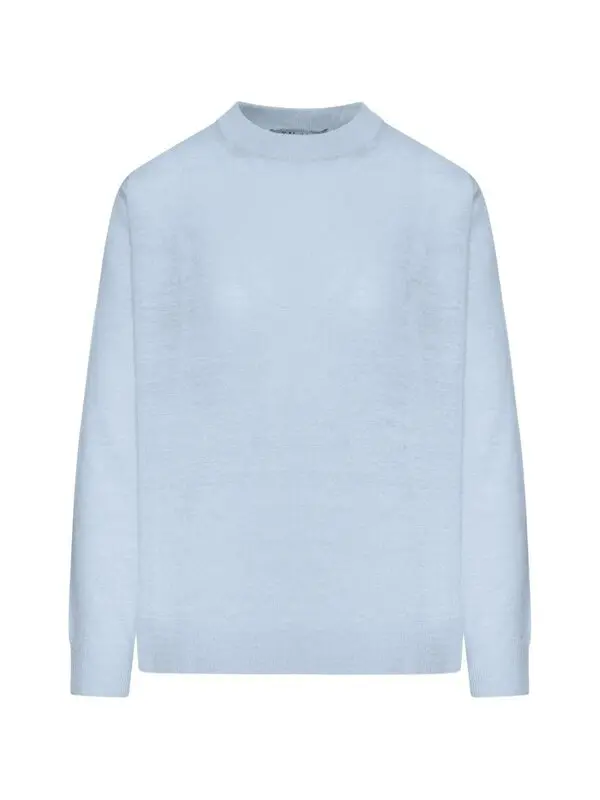 Max Mara Linen Crewneck Sweater - Multicolor