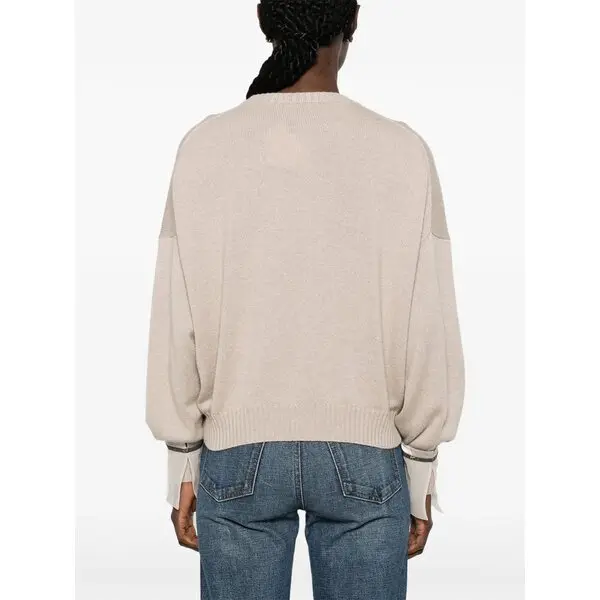 Brunello Cucinelli Cashmere Knit Jumper - Cream