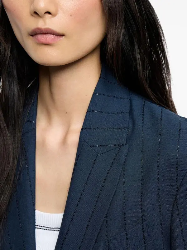 Brunello Cucinelli Belted Single-breasted Jacket - Multicolor