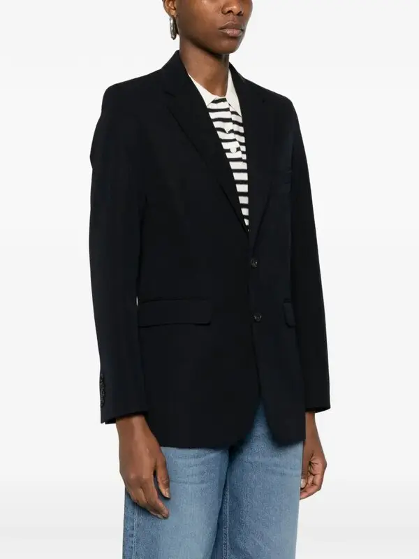 A.p.c. Single-breasted Wool Blend Blazer