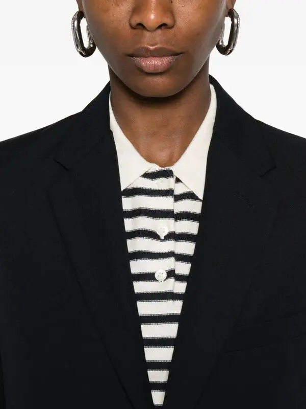 A.p.c. Single-breasted Wool Blend Blazer