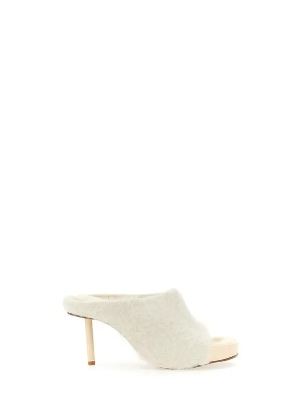 Jacquemus Cloud Mules - White
