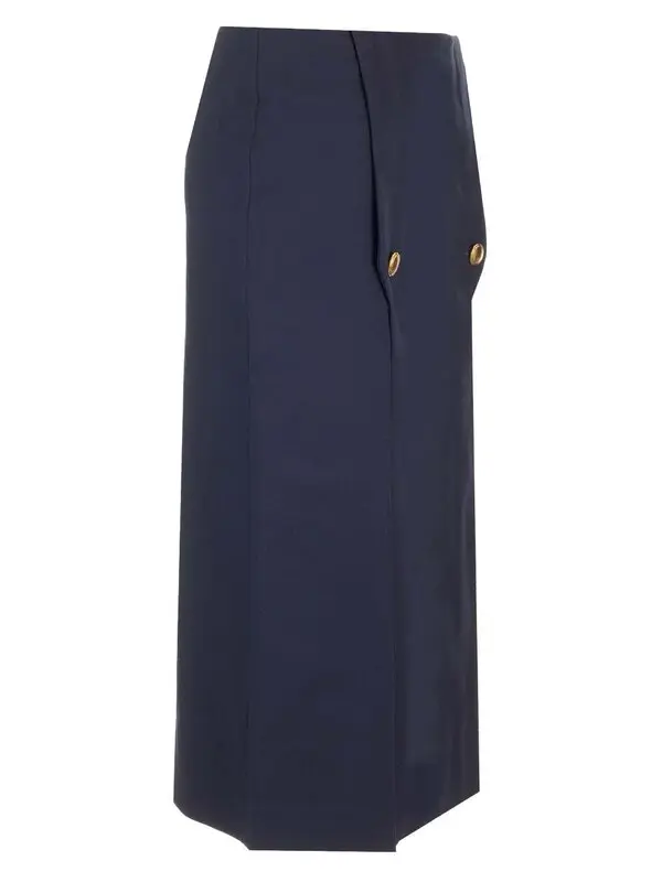 Chloé Wool Midi Skirt