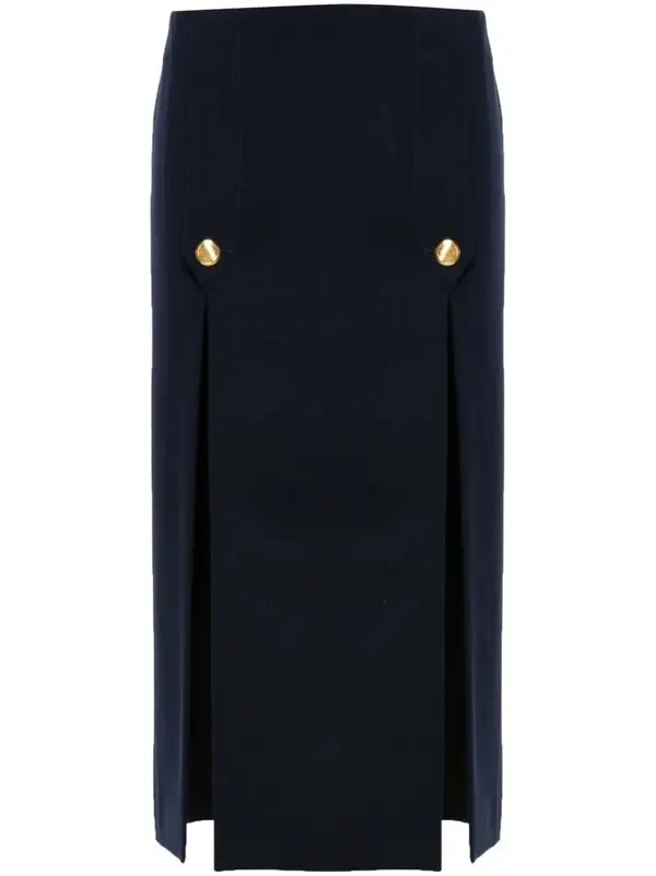 Chloé Wool Midi Skirt