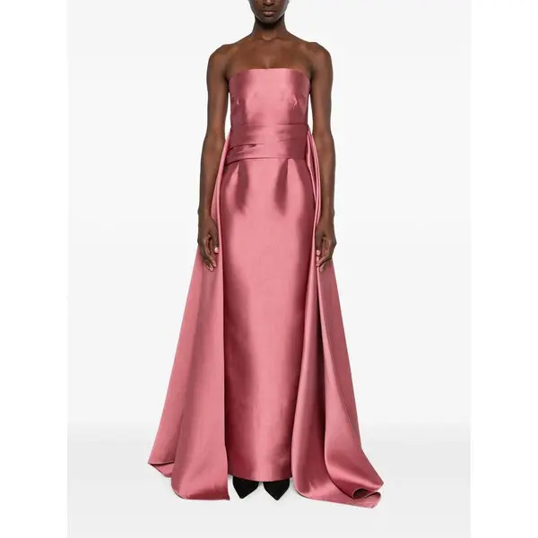 Solace London Strapless Evening Dress