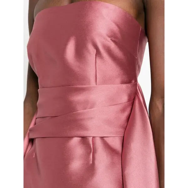 Solace London Strapless Evening Dress