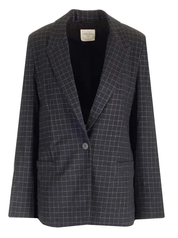 FORTE_FORTE Boxy Fit Blazer - Black