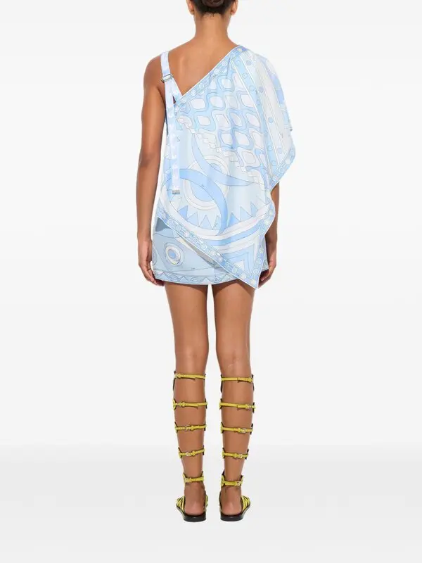 Emilio Pucci Printed Silk Mini Dress