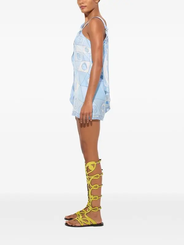 Emilio Pucci Silk Mini Dress - Multicolor