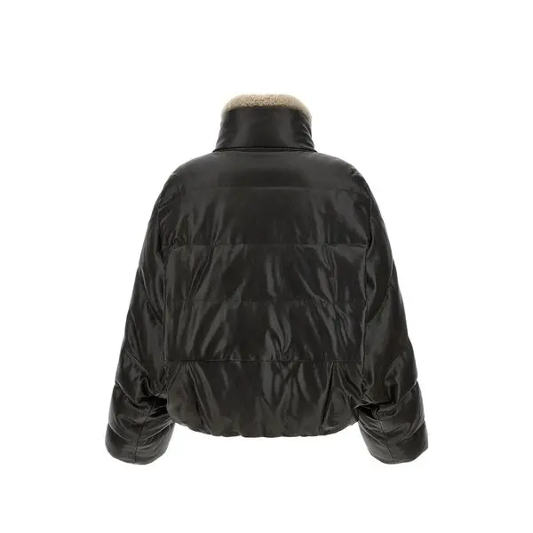 Brunello Cucinelli Quilted Lambskin Leather Jacket
