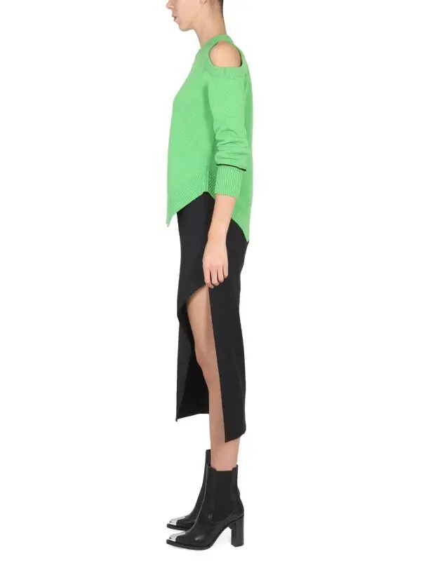 Alexander McQueen Wool And Mohair Skirt