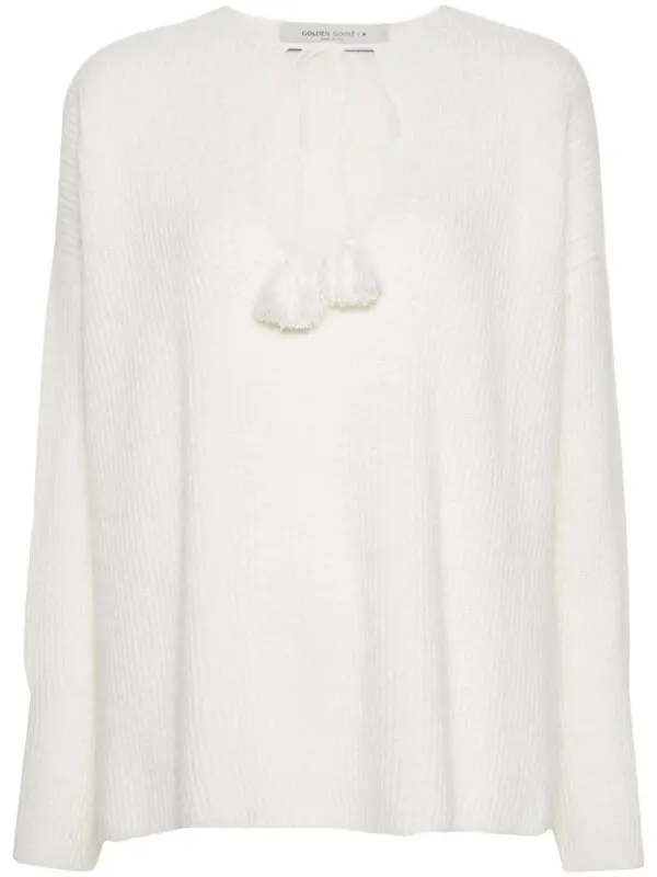 GOLDEN GOOSE Ribbed Wool Sweater