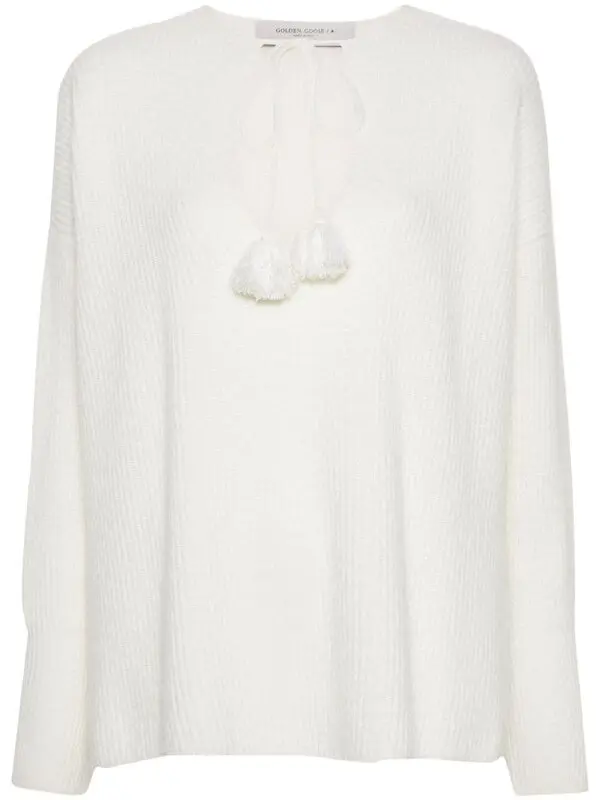GOLDEN GOOSE Ribbed Wool Sweater