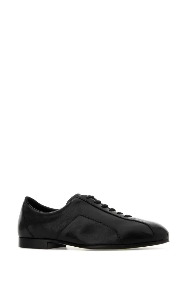 JIL SANDER Leather Hamburg Lace-up Shoes