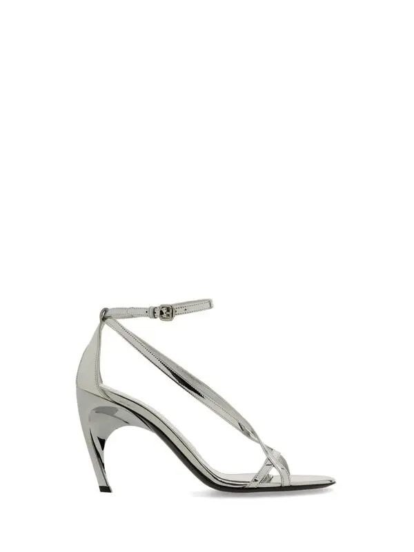Alexander McQueen Sandal Armadillo - Silver