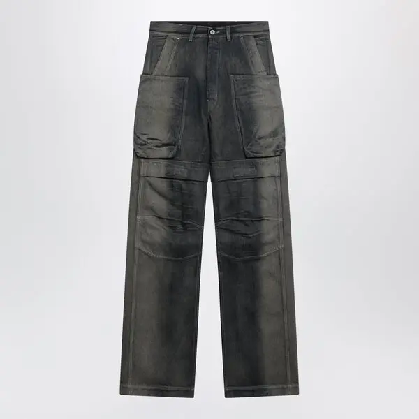 Rick Owens Stefan Cargo Straight-leg Denim Jeans With Pockets