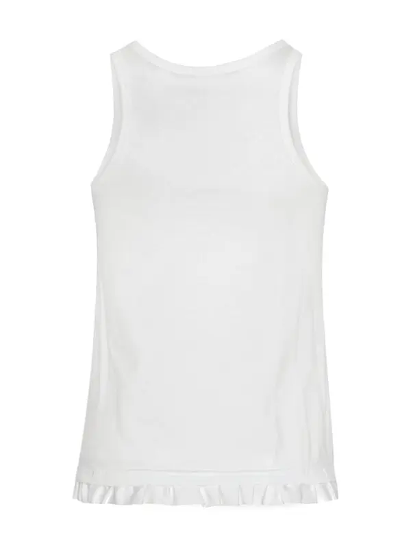 ROTATE BY BIRGER CHRISTENSEN Tank Top With Logo - White