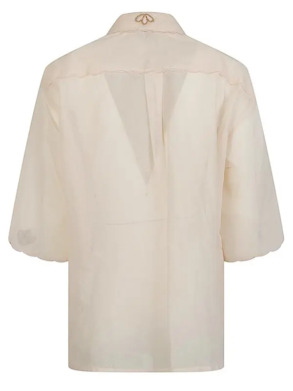 FORTE_FORTE Embroidered Cotton Shirt - Multicolor