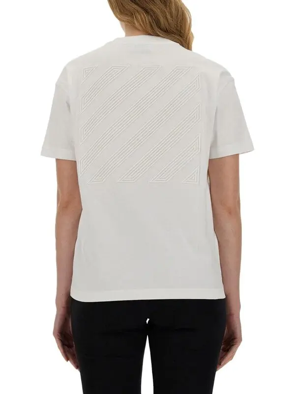 Off-White T-shirt With Logo