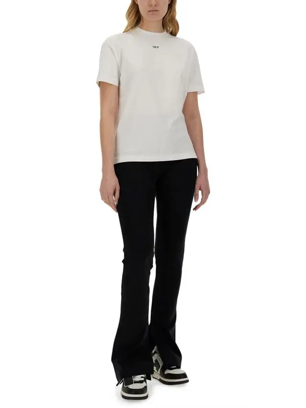 Off-White T-shirt With Logo
