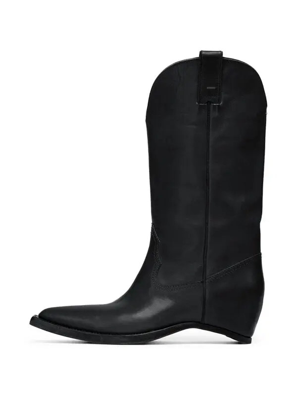 MAISON MARGIELA Leather Western Boots - Multicolor