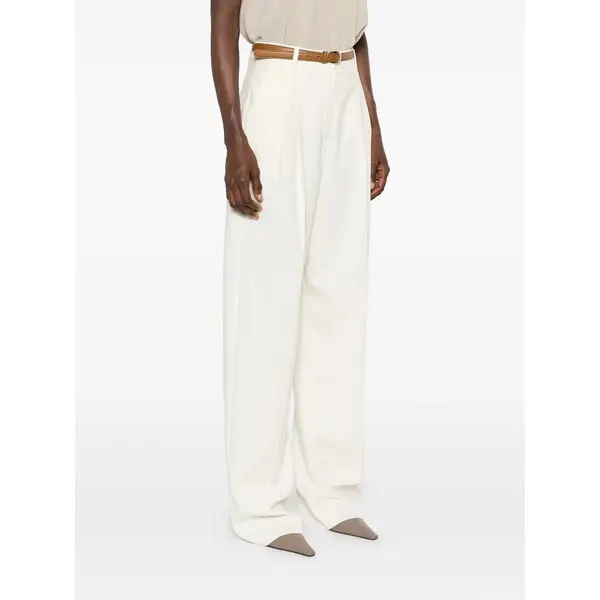 Max Mara Neutrals Trousers Tailored Trousers