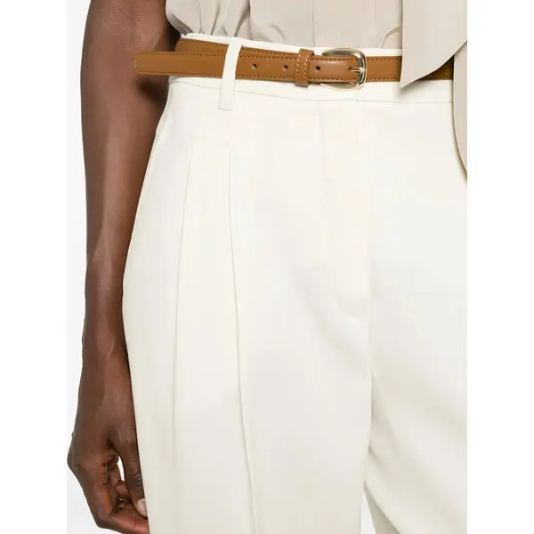 Max Mara Neutrals Trousers Tailored Trousers