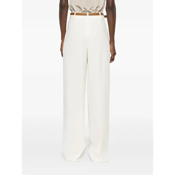 Max Mara Neutrals Trousers Tailored Trousers - Cream