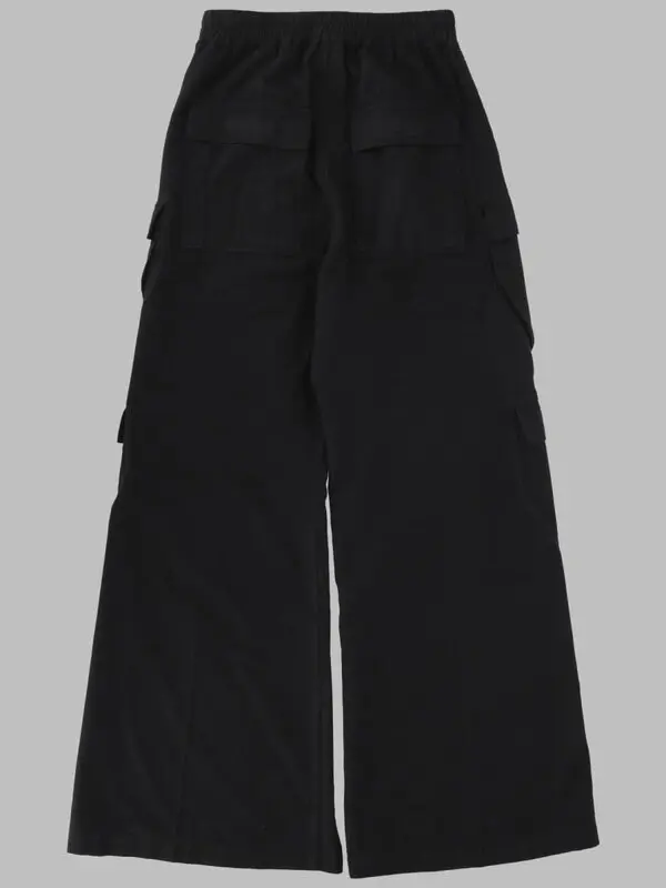 Rick Owens Pantalone Double Cargo Jumbo Belas - Black