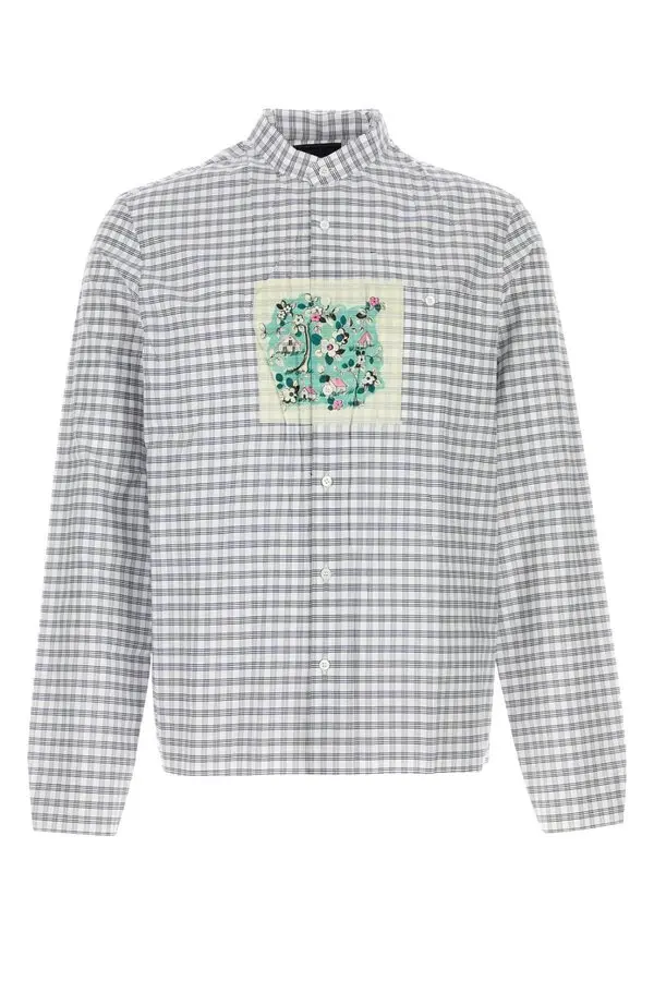Prada Embroidered Cotton Shirt