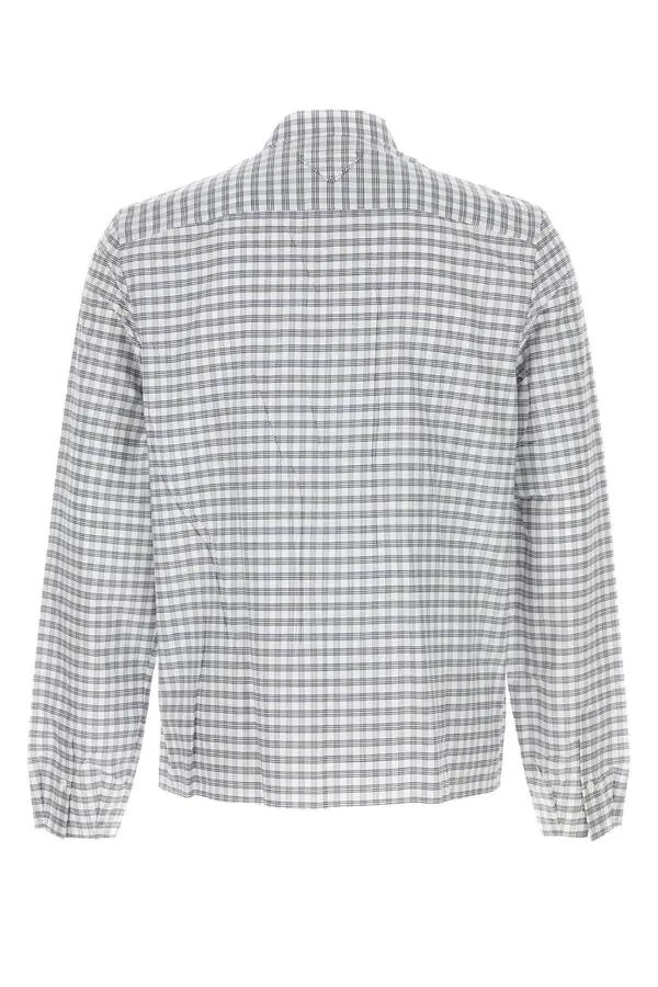 Prada Embroidered Cotton Shirt