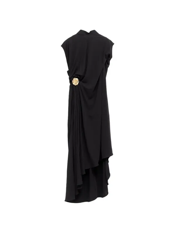 Bottega Veneta Crepe Midi Dress - Multicolor