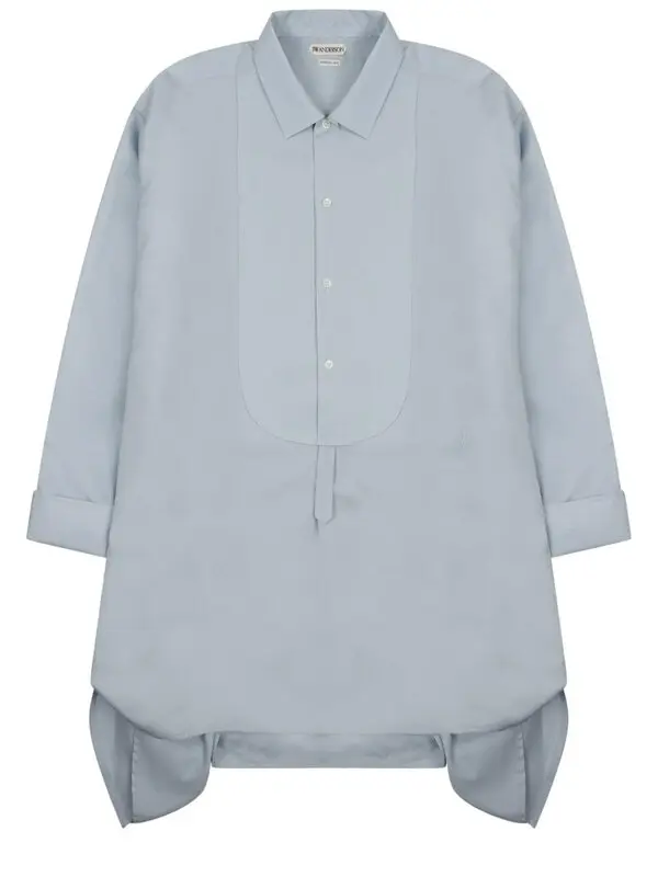 JW Anderson Cotton-silk Mini Shirt Dress - Multicolor