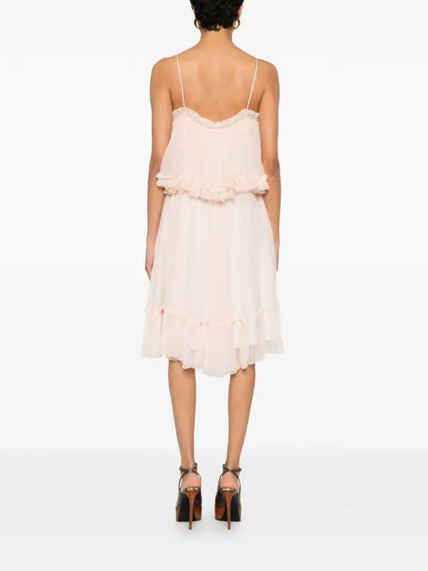 Chloé Silk Mini Dress - Multicolor