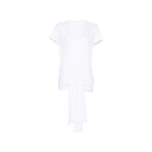 TOTEME Jersey Crew Neck Top - White