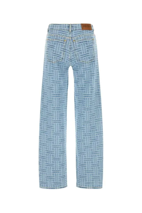 Kenzo Embroidered Denim Jeans