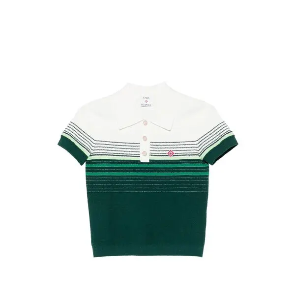 Casablanca Tops Polo Tops - Green