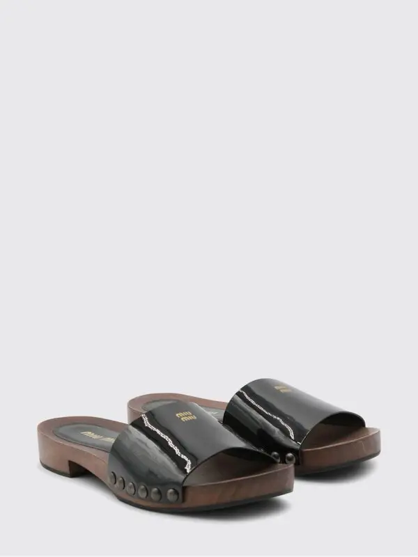 Miu Miu Heeled Sandal - Black