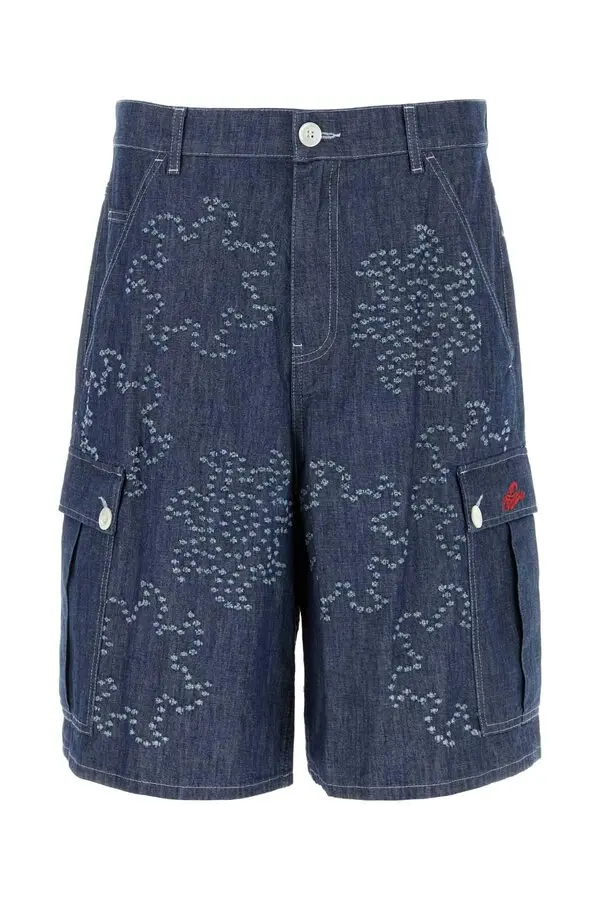 Marni Denim Bermuda Shorts - Blue