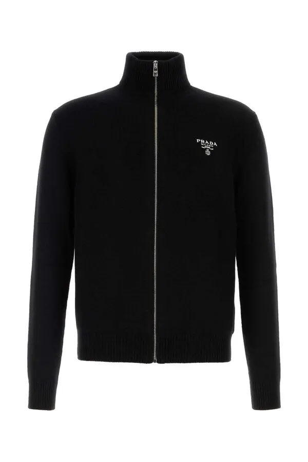Prada Cashmere Cardigan - Black