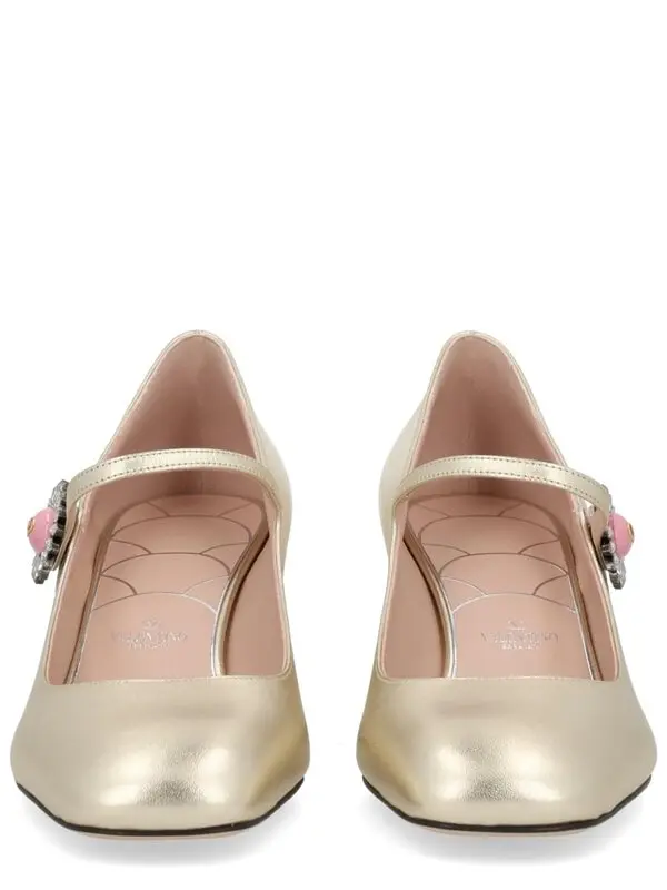 Valentino Garavani Leather Mary Jane Sandals