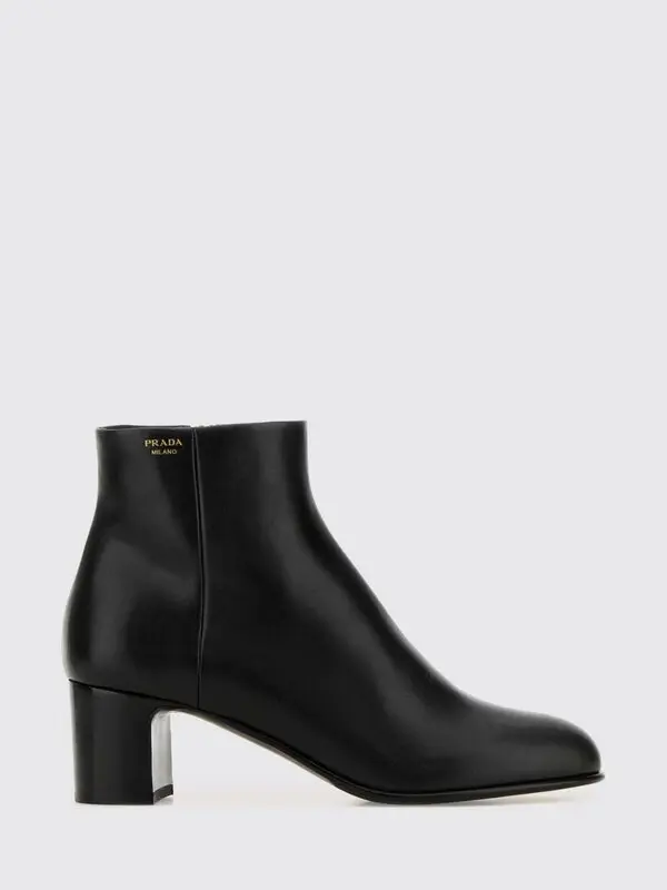 Prada Leather Ankle Boots