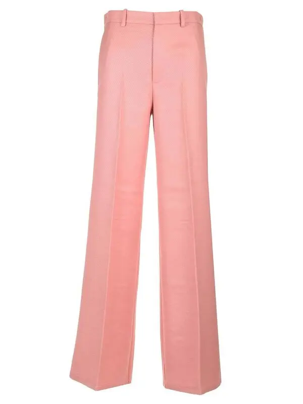 FORTE_FORTE Diagonal Structure Couture Palazzo Pants - Multicolor