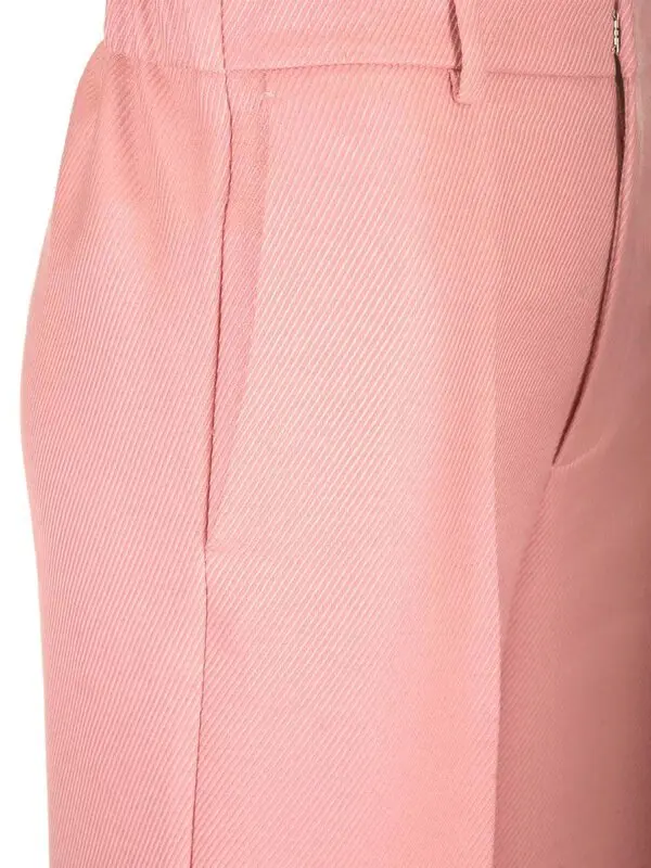 FORTE_FORTE Diagonal Structure Couture Palazzo Pants