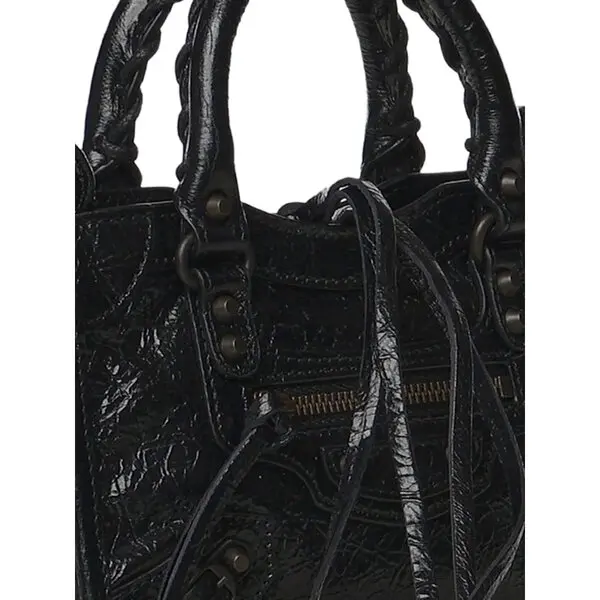 Balenciaga Lambskin Tote - Black